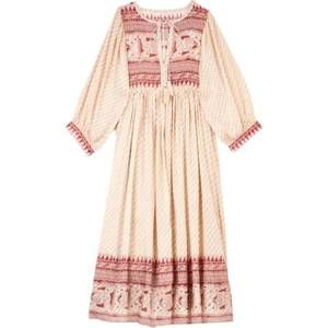 M.A.B.E. | Dresses | New Mabe Ode Print Gathered Dress In Multi | Poshmark